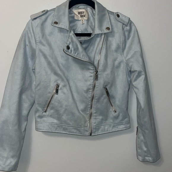outter edge | Jackets & Coats | Outer Edge Powder Baby Blue Pastel Goth ...